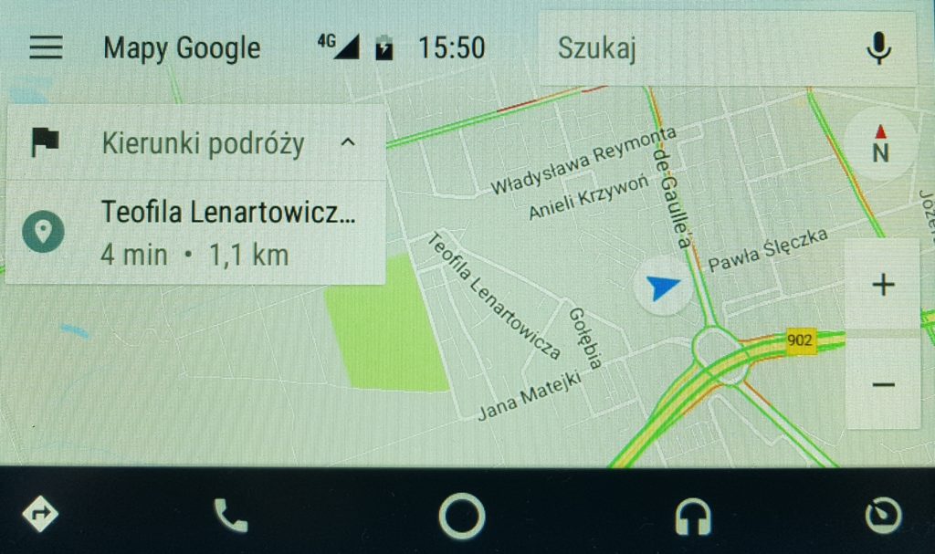 Android Auto - Google Maps w samochodzie - Gemini IT